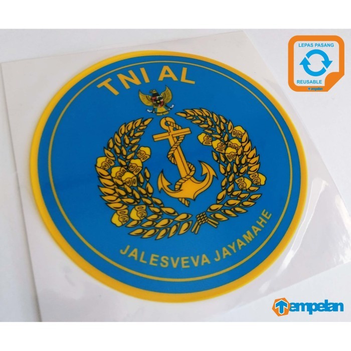Jual STIKER LEPAS PASANG PREMIUM TNI AL (TEMPEL DALAM KACA/WIND SHIELD ...