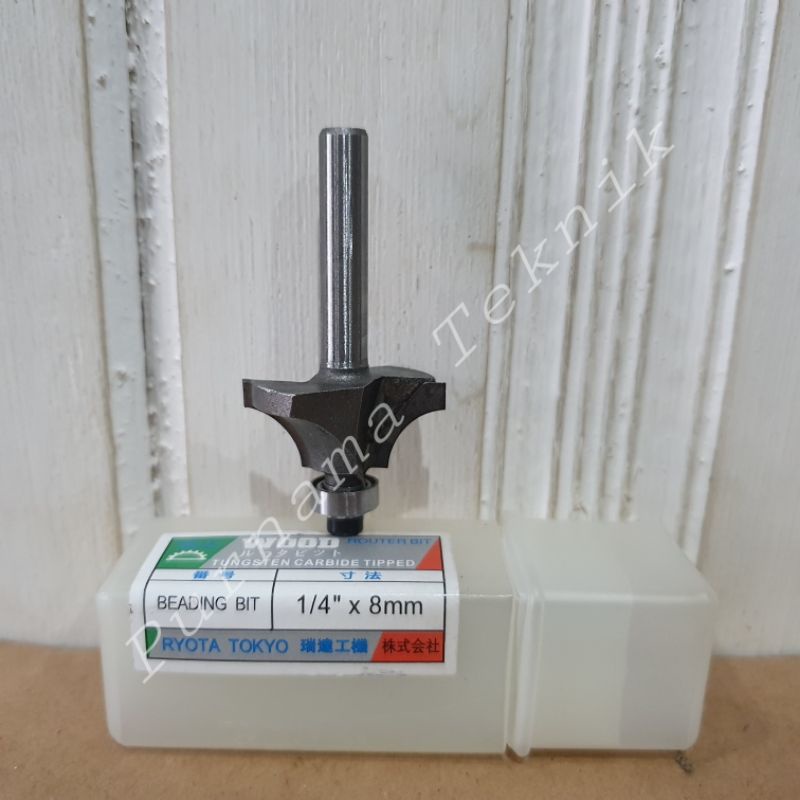 Jual Mata Profil Beading Bit 8mm Mata Router Beading Bit 8mm Mata Lutir ...