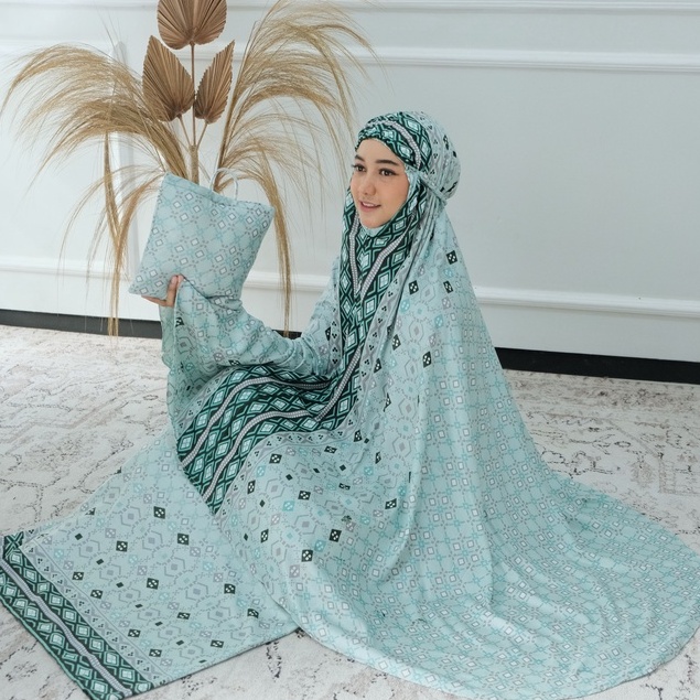 Jual Mukena Dewasa Rayon Bali Premium Mutiara All Over Putri Dania | Shopee Indonesia