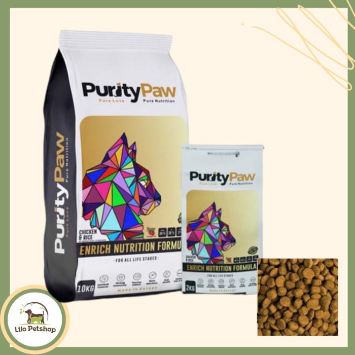 Jual Purity Paw Chicken & Rice All Stage 2Kg | Shopee Indonesia