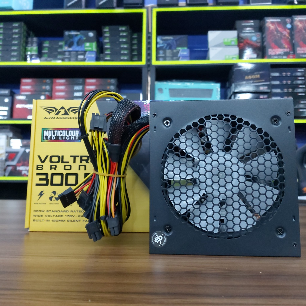Jual PSU POWER SUPPLY Armaggeddon Voltron Bronze 300FX 300W RGB GARANSI 1 TAHUN | Shopee Indonesia