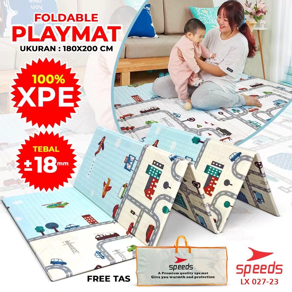 Jual FREE BAG !!! Speeds MATRAS BAYI PLAYMATE BAYI KARPER LIPAT ...