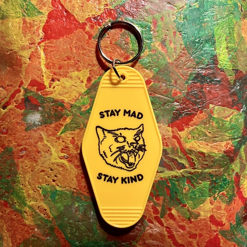 Jual Stay Mad Stay Kind Motel Keychain | Shopee Indonesia