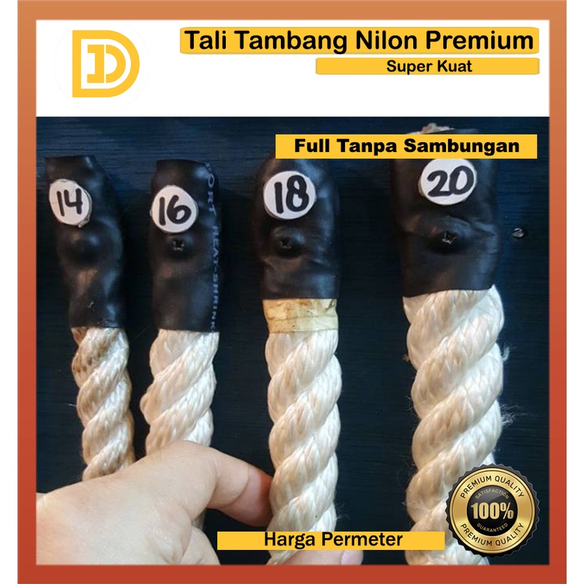 Jual Tali Tambang Besar Nilon Nylon Rope 16mm 18mm Jumbo Pengikat ...
