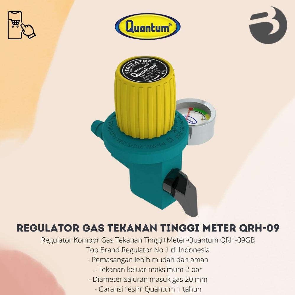 Jual PRODUK- REGULATOR GAS TEKANAN TINGGI QUANTUM METER QRH-09 ...