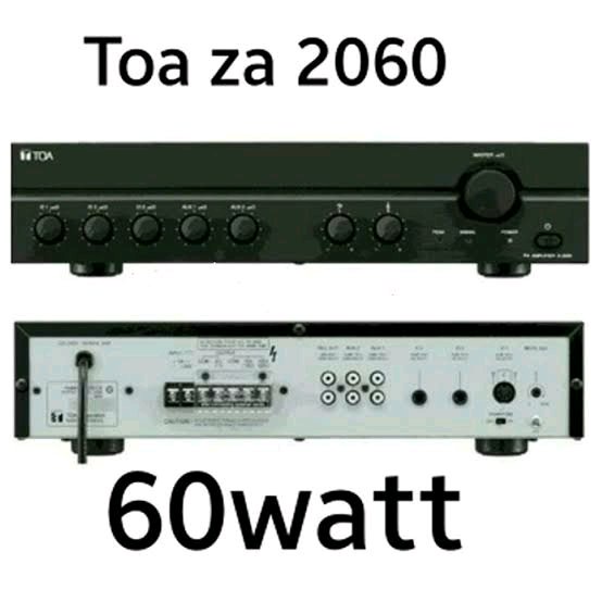 Jual Ampli TOA / Mixer Power Amplifier TOA ZA 2060 | Shopee Indonesia