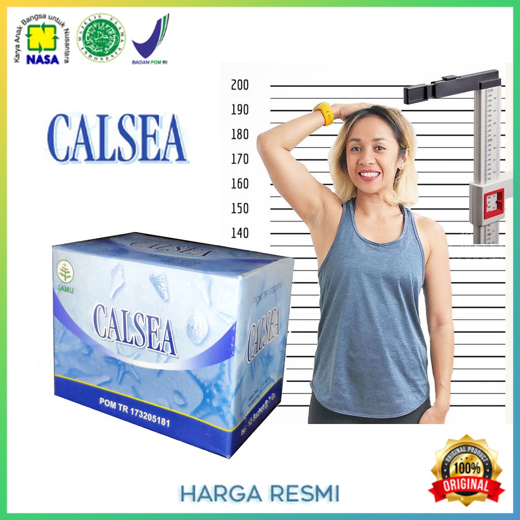 Jual AMAN dan PERMANEN !! PENINGGI BADAN CALSEA NASA ORIGINAL MINUMAN ...