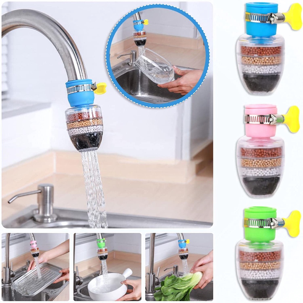 Jual Saringan Kran Air Karbon Filter 6 Lapis / Saringan Air Kran ...