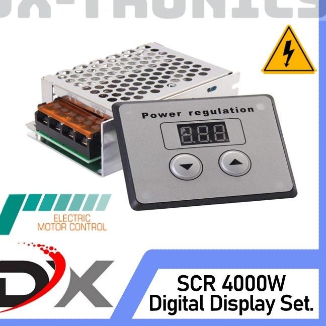 Jual Dimmer SCR 4000W Motor Speed Controller 220V AC With Digital ...