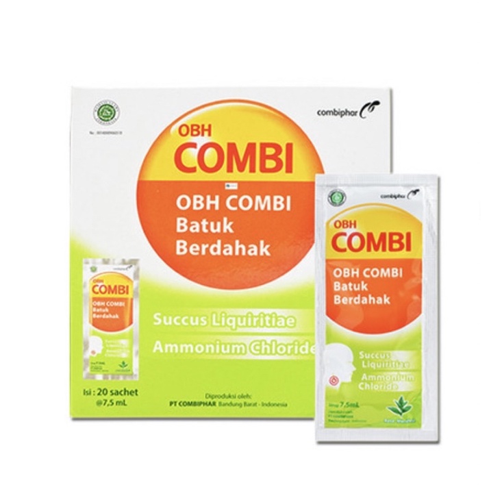 Jual OBH combi batuk berdahak per sachet 7,5 ml ( kemasan sachet ...
