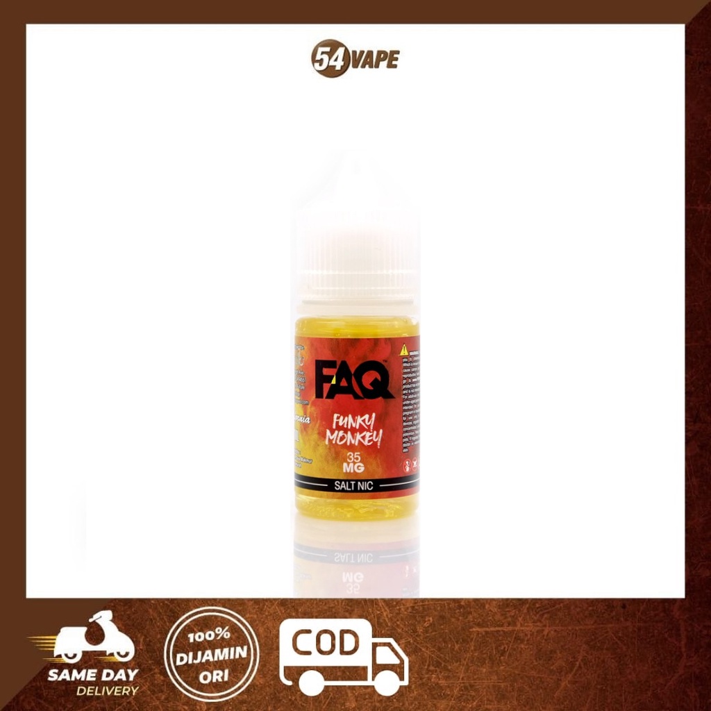 Jual FAQ FUNKY MONKEY SALT NIC 30ml | Shopee Indonesia