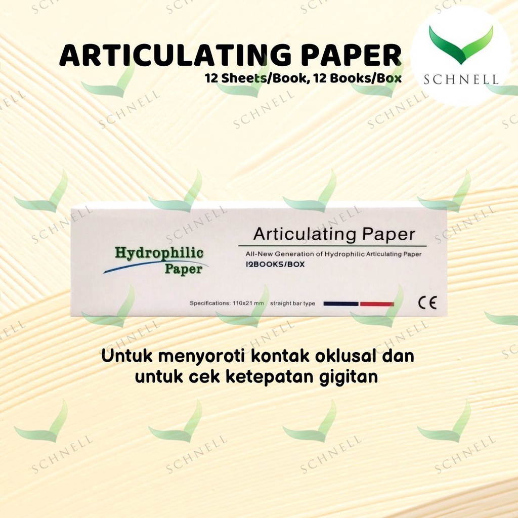 Jual Kertas Articulating/Dental Articulating Paper/Hydrophilic Paper ...