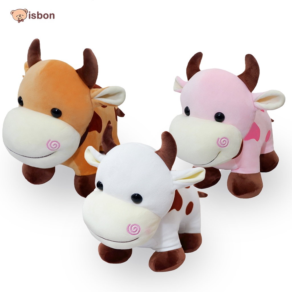 Jual Boneka Sapi Hollie Cow Hewan Ternak Perah Susu Mainan Anak Cowo ...