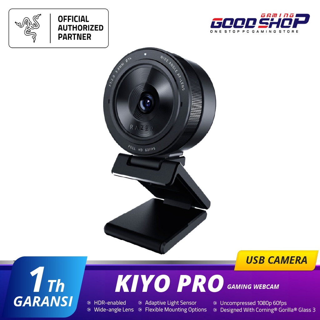 Jual RAZER Kiyo Pro USB Camera - Gaming Webcam | Shopee Indonesia