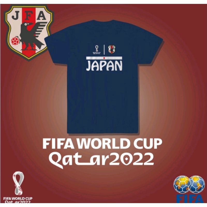 Jual kaos combed 30s piala dunia WORLD CUP 2022 timnas JAPAN | Shopee ...
