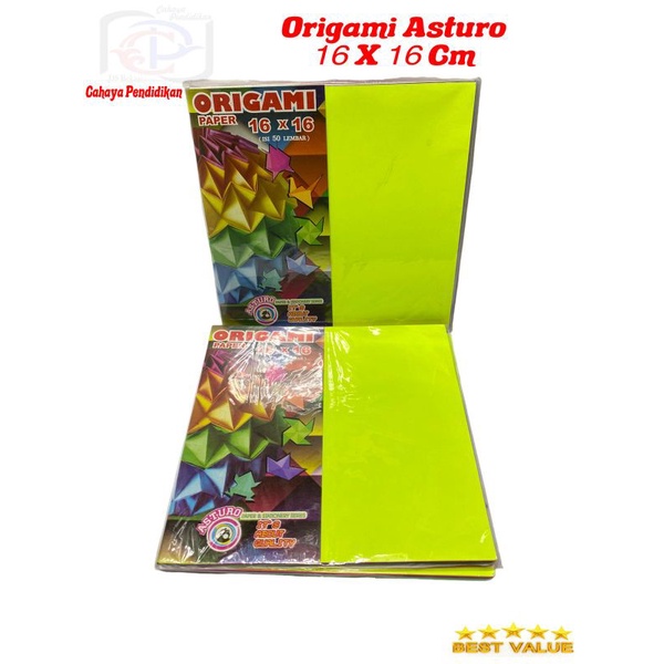 Jual Kertas Origami Asturo 16x16 | Shopee Indonesia