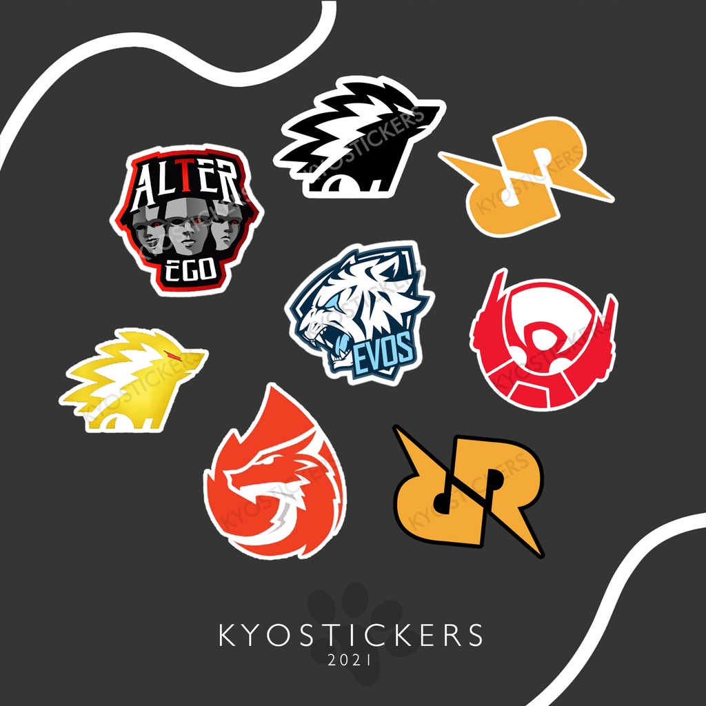 Jual STIKER ESPORTS - LOGO SQUAD MLBB FF PUBG RRQ UNTUK CASE HP LAPTOP ...
