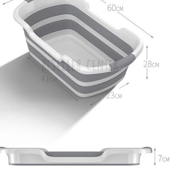 Jual Bak Mandi Bayi Lipat Foldable Baby Bathtub 60 x 40CM 11L - With ...