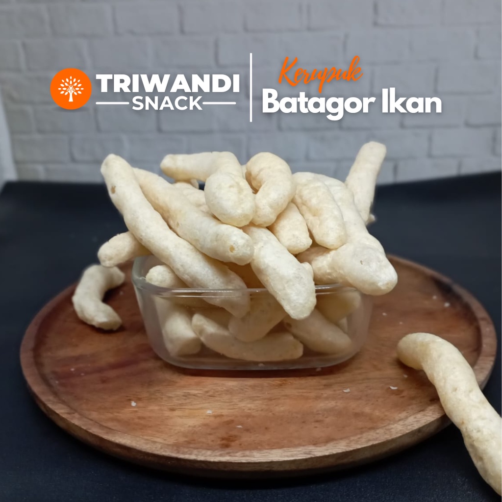Jual Kerupuk Batagor Asin 100 - 250 gr TRIWANDI SNACK oleh oleh bandung ...