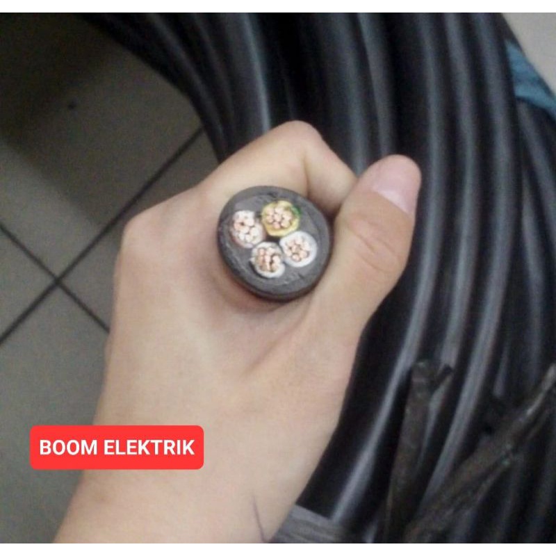 Jual Kabel Listrik Tanam Tufur Kawat NYY 4x16 Supreme Harga Permeter | Shopee Indonesia