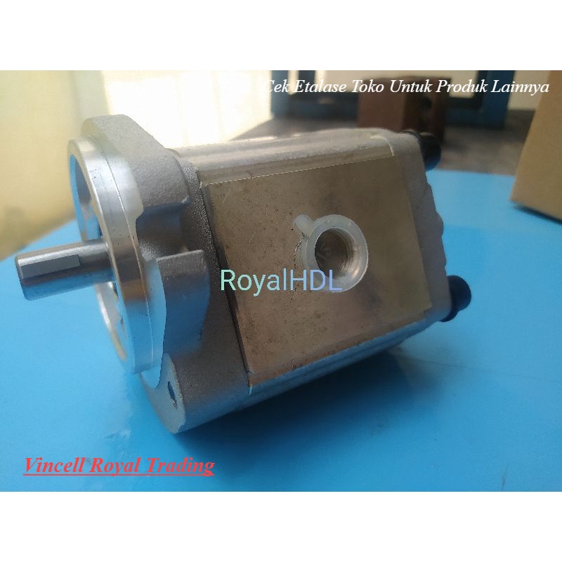 Jual hydraulic gear pump hydromax hgp-3a-f-20r-2b hidrolik gearpump pompa oli 20cc | Shopee ...