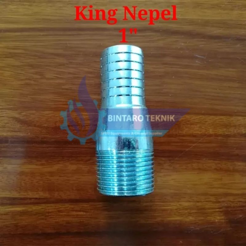 Jual King Nepel Neppel 1" Galvanis Carbon Steel Konektor Selang 1Inch ...