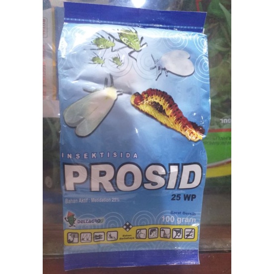 Jual Insektisida PROSID 25 WP Pembasmi Ulat Kemasan 100 gr | Shopee ...