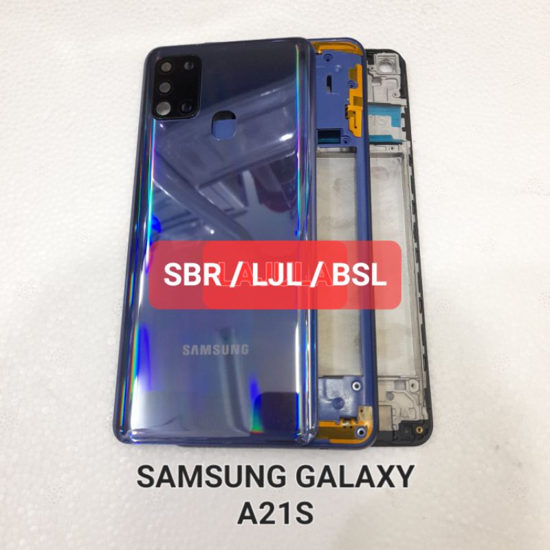 Jual KESING HOUSING CASING FULL SET SAMSUNG GALAXY A21s FREME + BEZEL ...