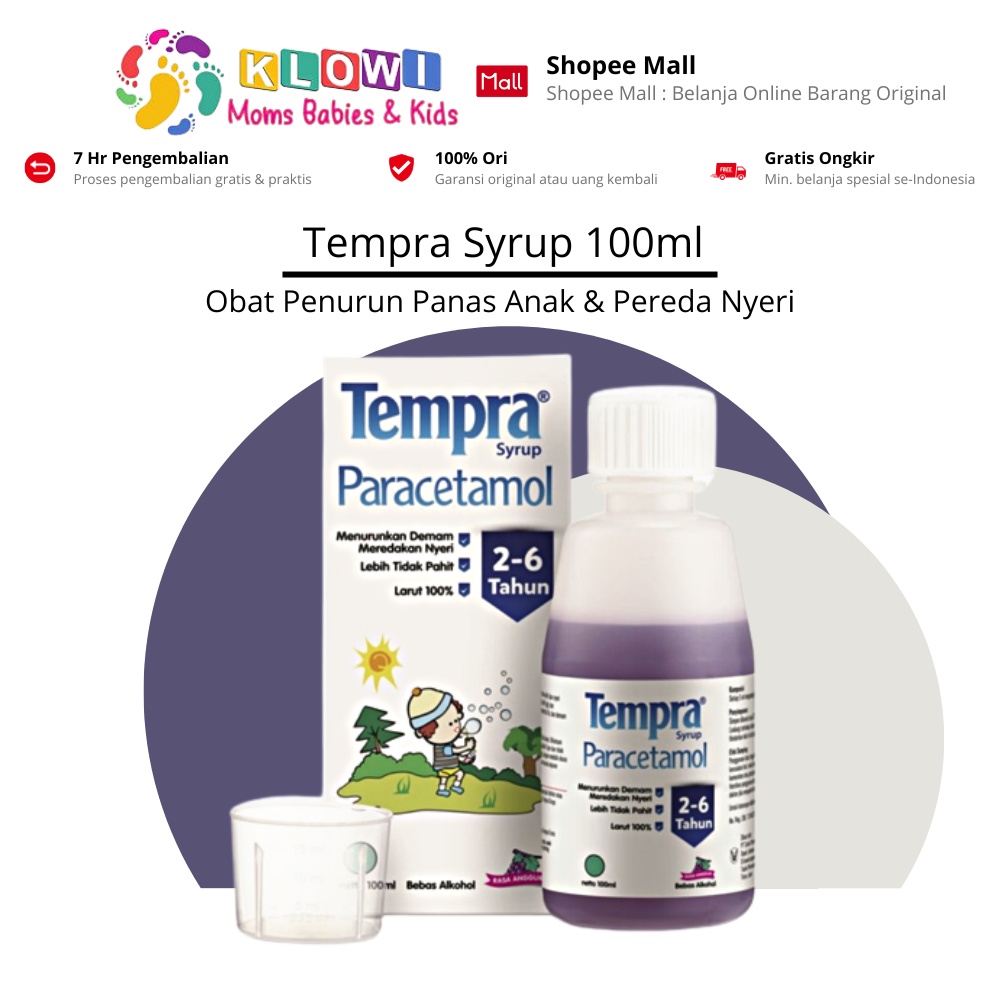 Jual Tempra Sirup Obat Demam - 100 Ml | Shopee Indonesia