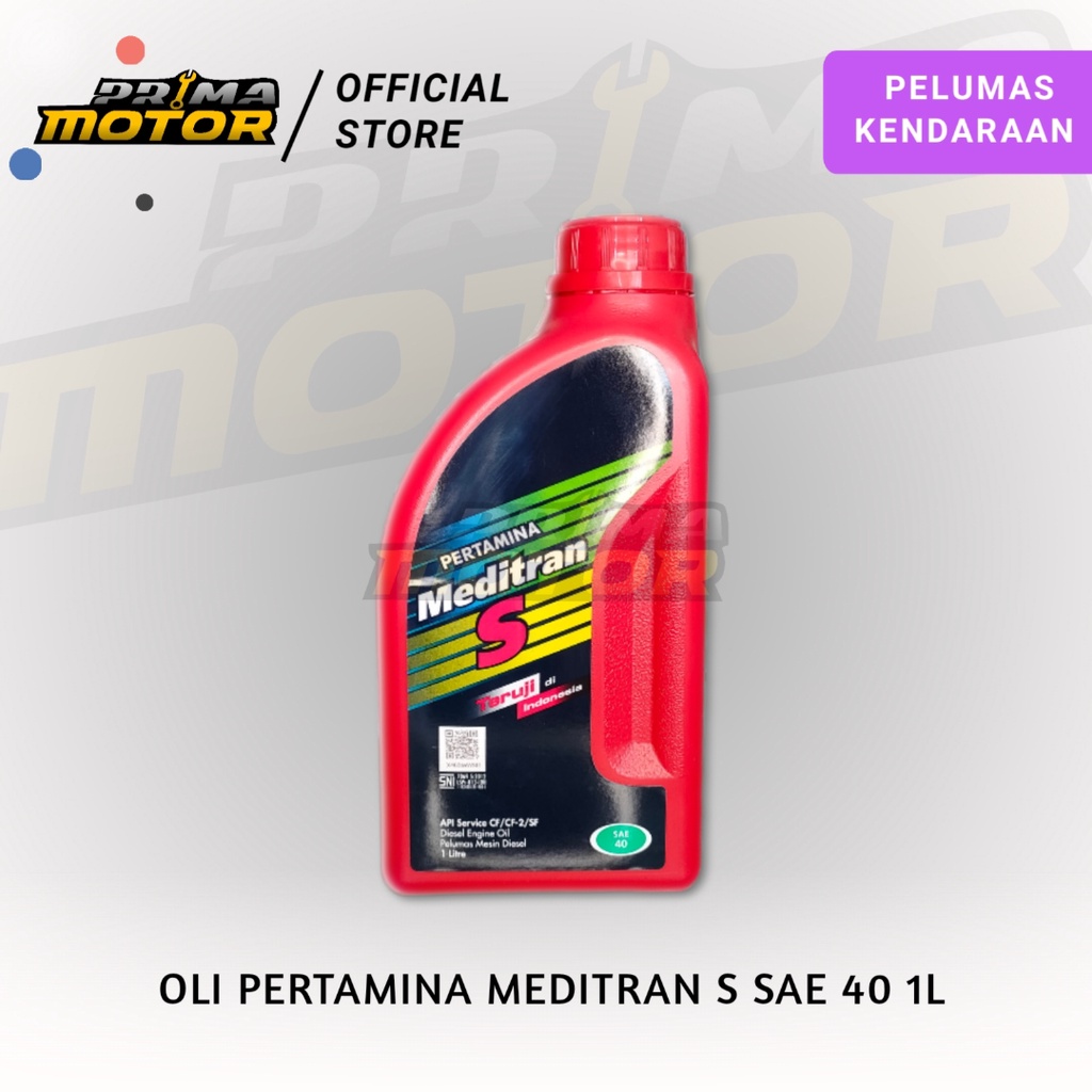 Jual Oli Pertamina MEDITRAN S 40 SAE 40 Diesel 1 Liter Oli Diesel ...