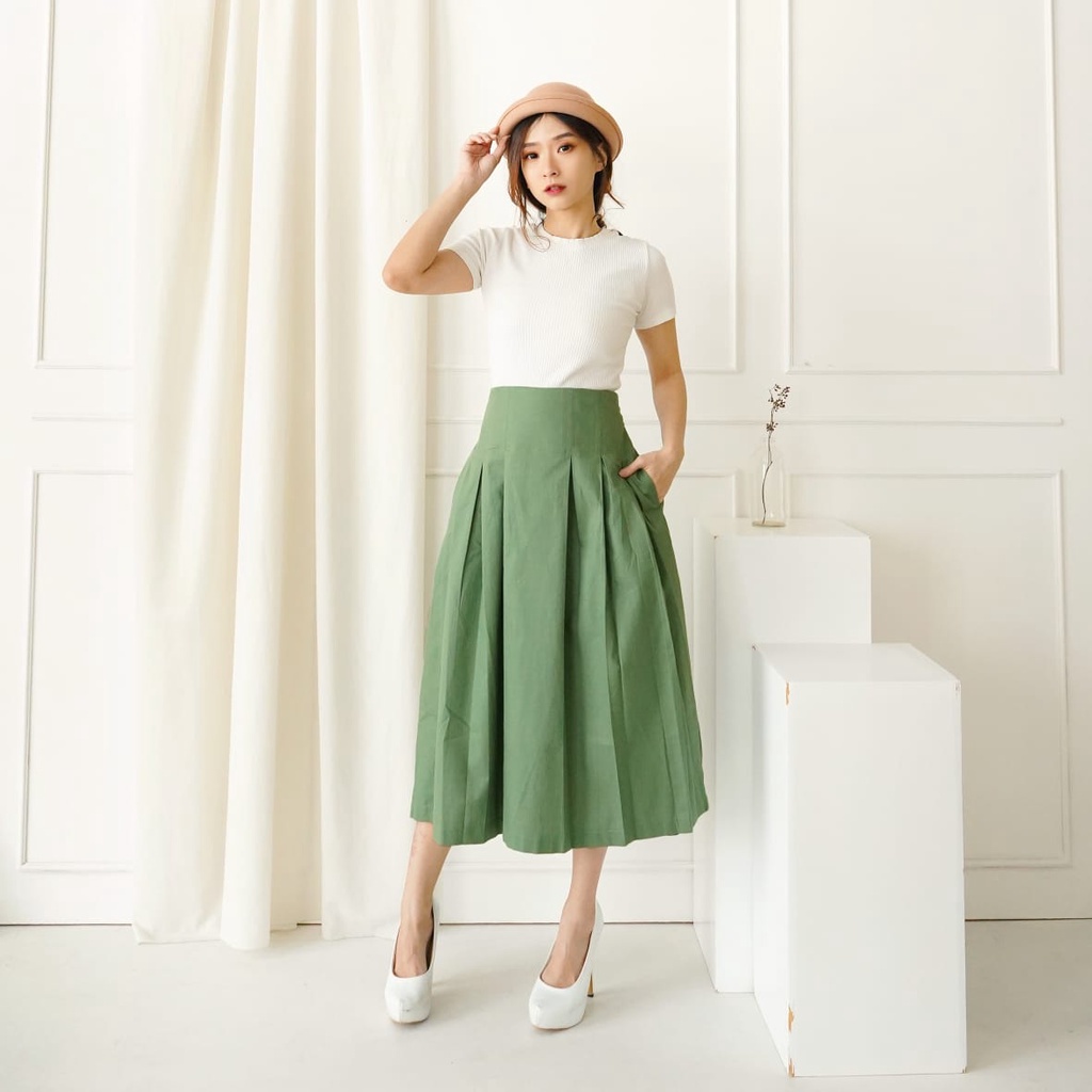 Jual Rok Linen DL1678 | Shopee Indonesia