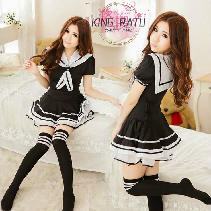 Jual Premium Set Seragam Sailor Sekolah Jepang Sexy Cosplay Saifuku ...