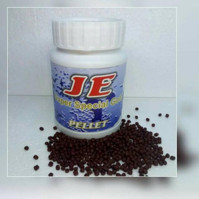 Jual Makanan Ikan Louhan/Lohan Pelet JE Super Special Gold 100gr ...