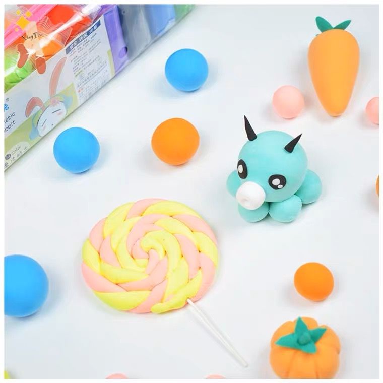 Jual MAINAN ANAK CLAY PLASTISIN/ POLYMER CLAY MAGIC/ LILIN MAINAN 12 ...