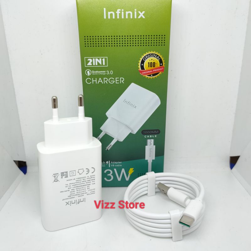 Jual Charger Infinix Fast Charging 33W Kabel Type C Qualcomm Quick ...