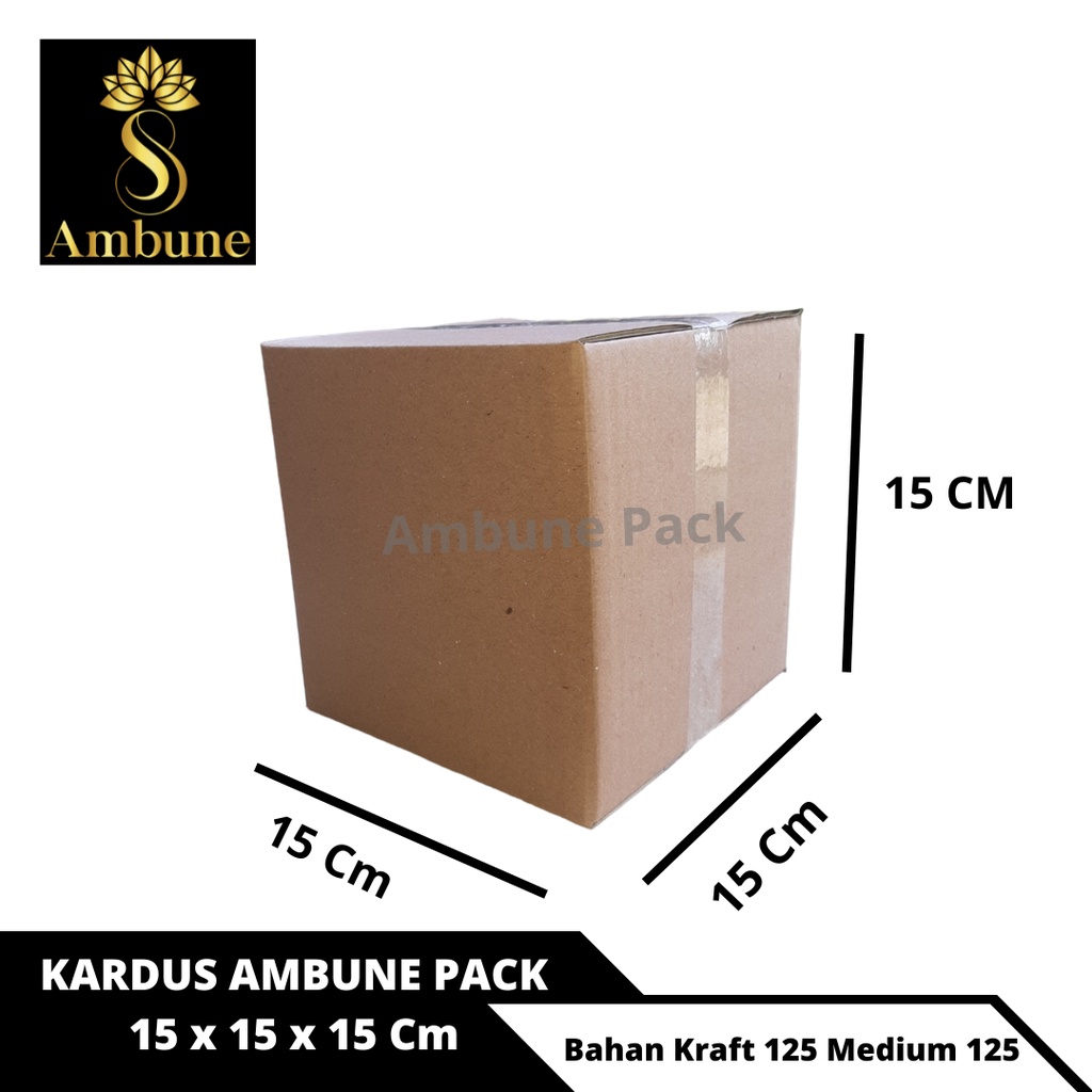Jual Kardus box karton 15x15x15 cm kemasan | Shopee Indonesia