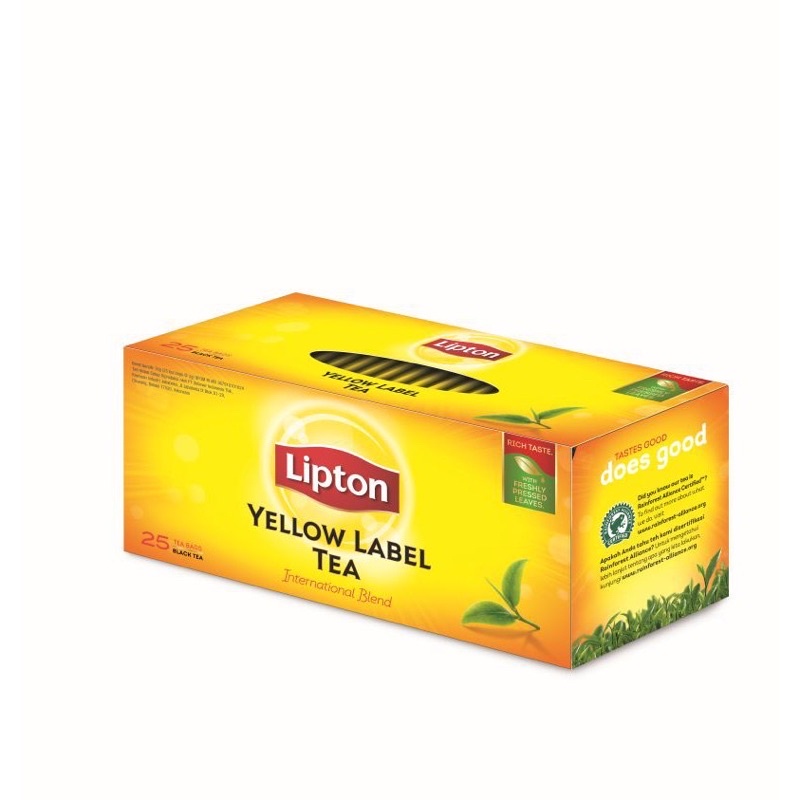 Jual Lipton Teh Celup Yellow Label Tea 25pcs | Shopee Indonesia