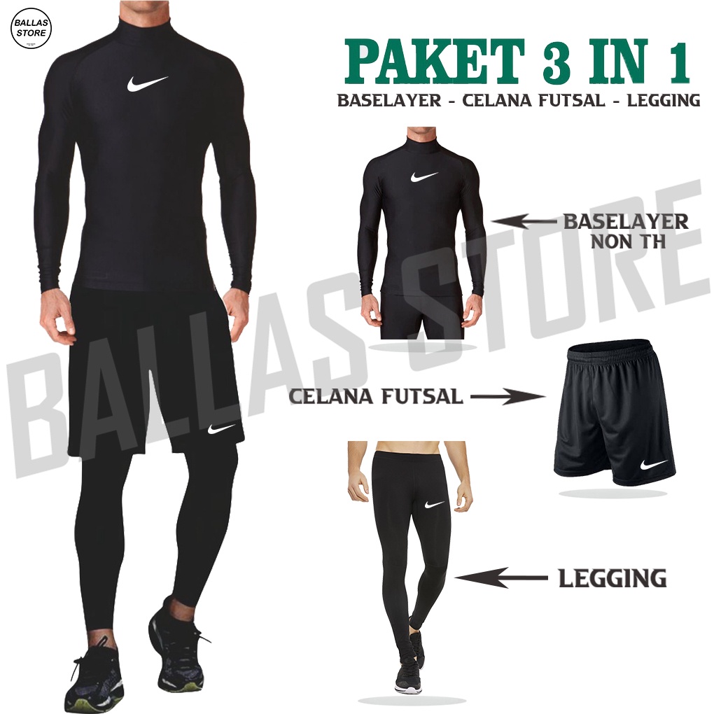 Jual PAKET SETELAN BASELAYER MANSET LEHER TINGGI LEGGING MANSET PRIA ...