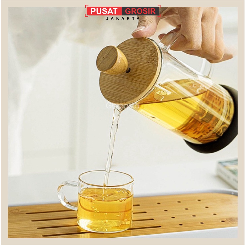 Jual TK02 Teko Kaca Coffee & Tea Maker Pot Gelas Saringan Kopi & Teh ...