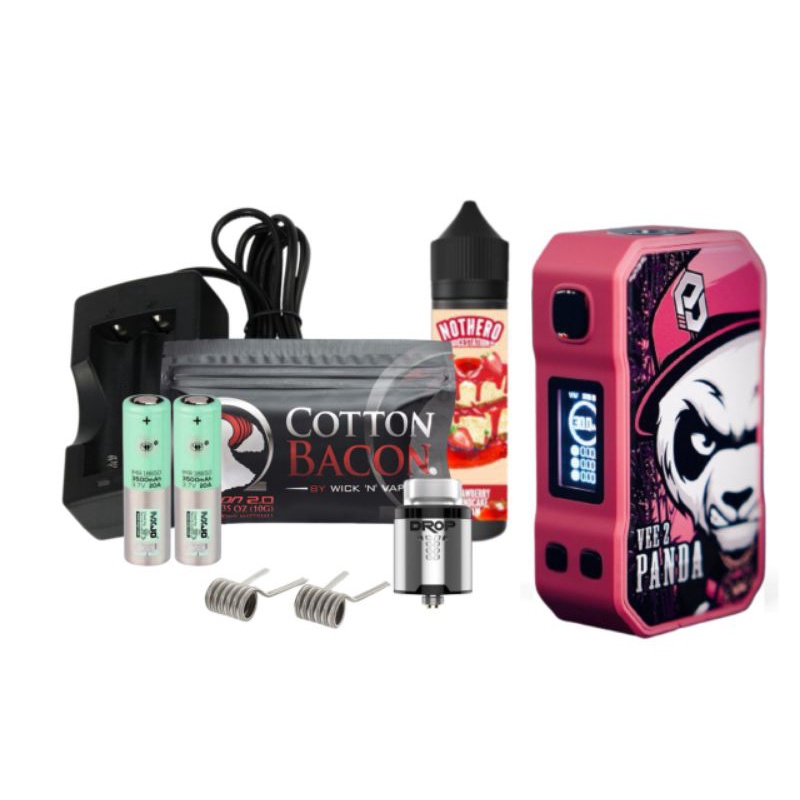 Jual DOVPO PANDA VEE2 BY PANDA VAPE STORE PAKET SIAP KEBUL VAPE BISA ...