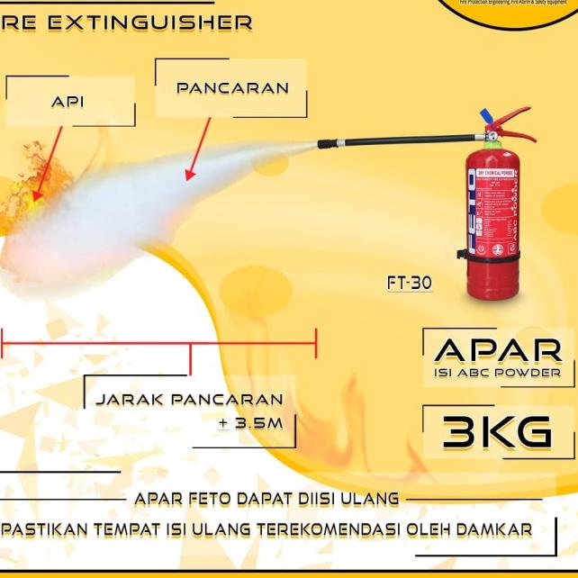 Jual Alat Pemadam Kebakaran (APAR)3KG - FETO | Shopee Indonesia