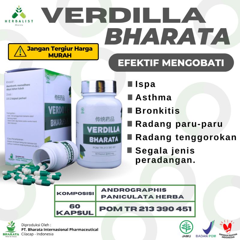 Jual VERDILLA BHARATA OBAT PARU PARU OBAT TBC OBAT BRONKITIS OBAT ASMA ...