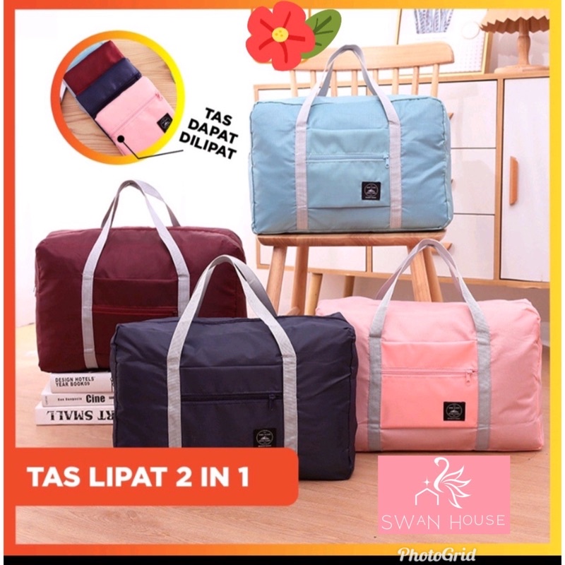 Jual Tas travel wanita jumbo Tas travel besar lipat hand carry anti air ...