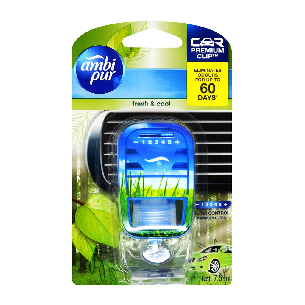 Jual Ambi Pur Premium Clip Fresh & Cool 7.5 mL | Shopee Indonesia