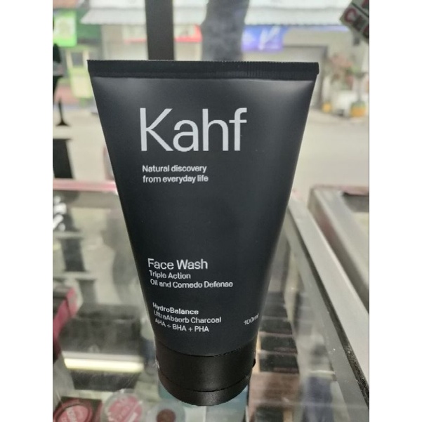 Jual KAHF FACIAL FOAM OIL & COMEDO (Hitam) | Shopee Indonesia