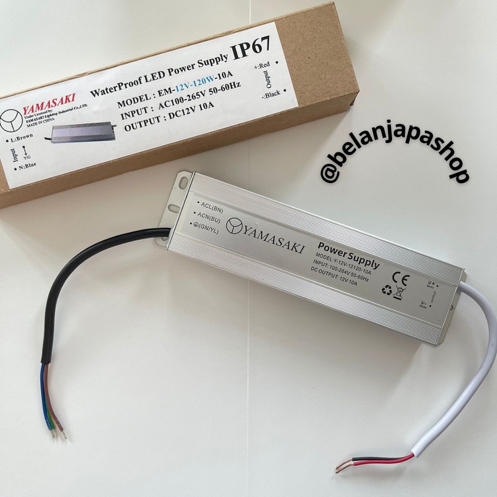 Jual Trafo Power Supply OUTDOOR WATERPROOF 12V 120W 10A FULL POWER 1000 ...