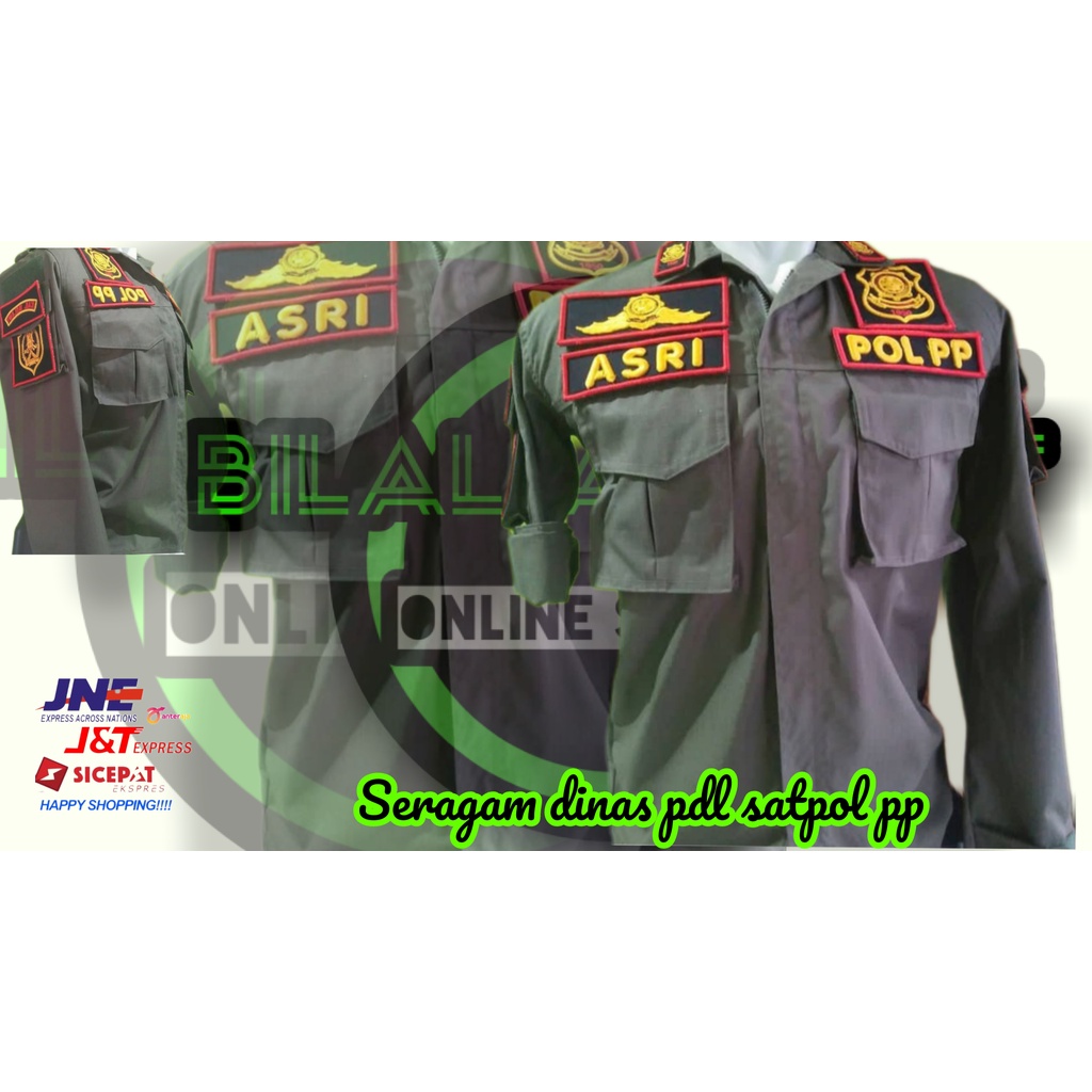 Jual Baju pdl satpol ppterbaru 2022 Seragam dinas pol pp NKRI keren ...