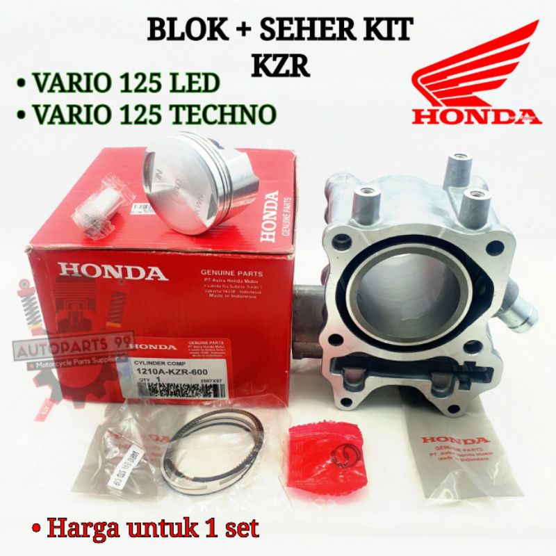 Jual Blok Seher Piston Honda Vario 125 Techno 125 LED Original Honda ...