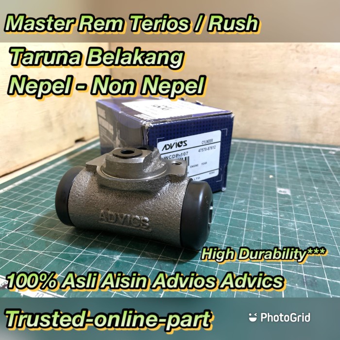 Jual Master Rem Master Rem Terios Rush Taruna Roda 100% Asli Aisin ...