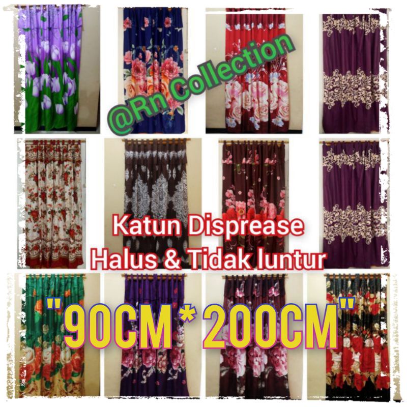 Jual Gordeng pintu model tali /Gorden sekat ruangan 90cm x 200cm pintu ...